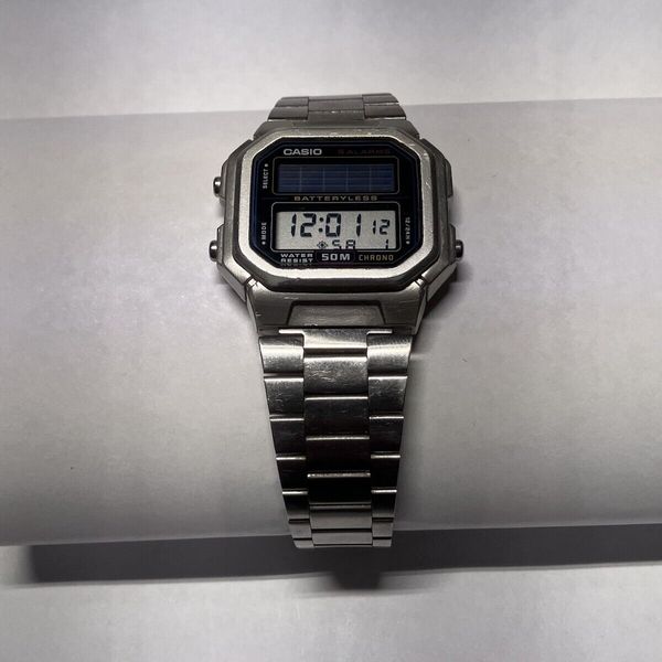 Casio Solar 3274 Quartz AL-190W Digital Vintage Menâ s Watch works ...
