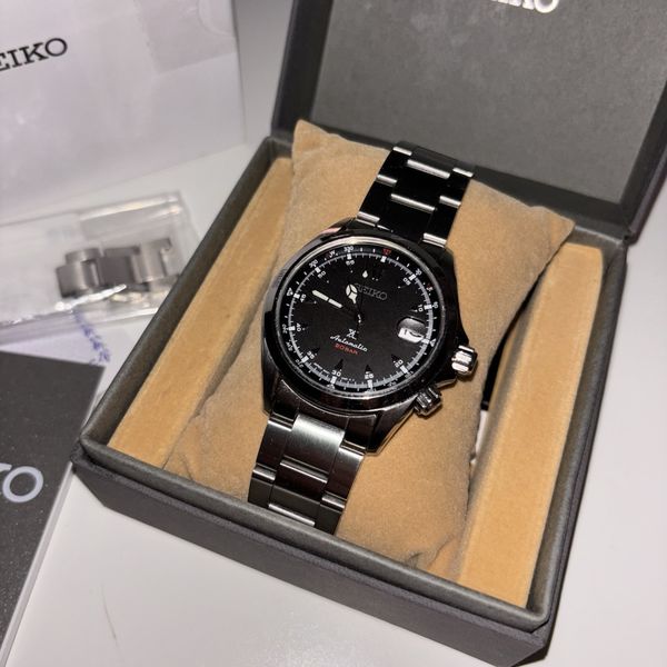 Seiko Prospex Alpinist Black Watch SPB117 - Gently Used w/ Box And ...