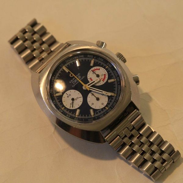 Certina DS-2 Chronolympic - Blue dial - 70s - Valjoux 726 | WatchCharts ...