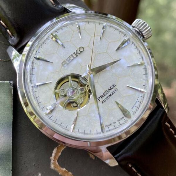 Seiko Presage Star Bar Honeycomb Limited Edition Men's Watch SSA409J1 ...