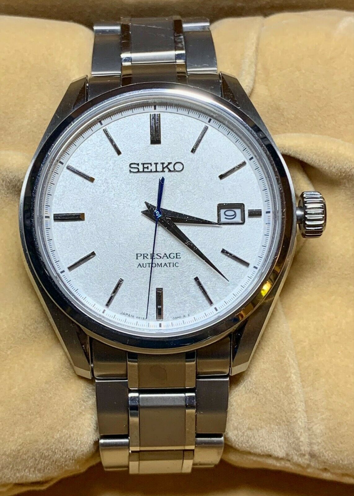 Pre-Owned Seiko Presage SARX055 Titanium Automatic Watch - 6R15 ...