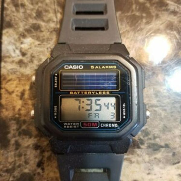 Casio AL-190W AL190W Men Digital Watch, Solar-powered, Batteryless ...