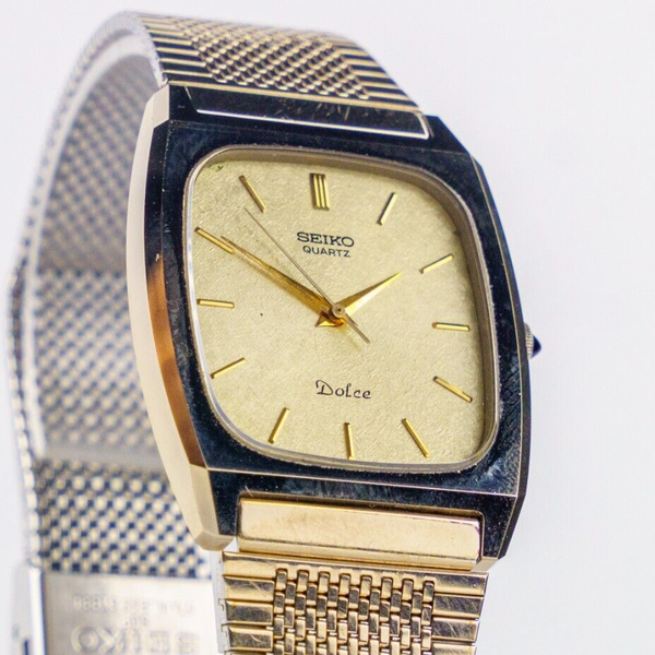 Seiko Dolce Gold 5931-5341 Quartz Square Men's Vintage Watch Excellent+5 #1471 | WatchCharts ...