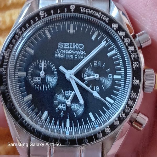 Seiko modded Speedmaster - Cassa 40 Mm. | WatchCharts Marketplace