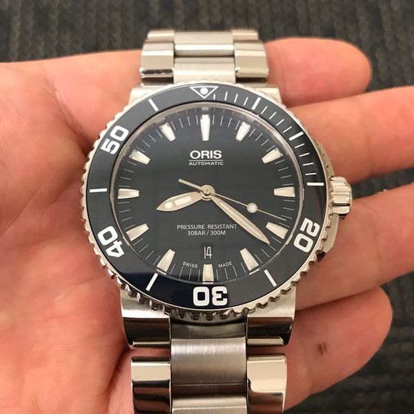 FS: Mint Oris Aquis Blue Under Factory Warranty | WatchCharts Marketplace