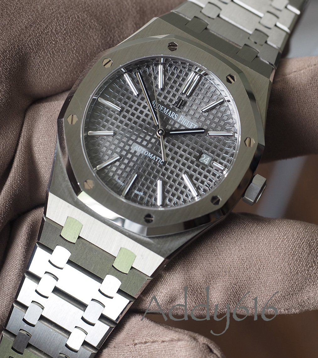 FSOT Audemars Piguet AP 15400ST.OO.1220ST.04 ROYAL OAK RUTHENIUM GRAY ...