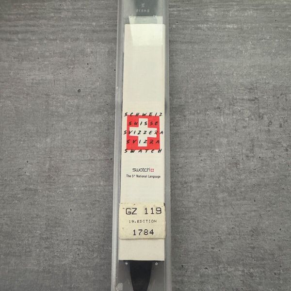 Swatch Raro GZ119 Felice Varini Limited Edition 1991 - Collezione Swiss ...