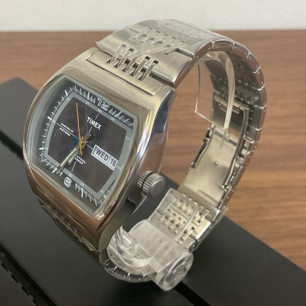 Timex Perpetual Calendar T2D541 Menâ s Watch Indigo Stainless Steel ...