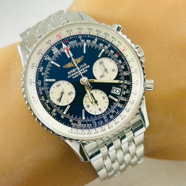 Breitling Navitimer A23322 Chronograph Automatic Mens Watch Near Mint ...
