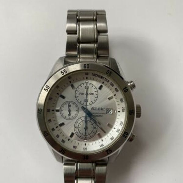 MEN'S SEIKO 7T92-0LV0 CHRONOGRAPH WATCH - UNWORN AND BOXED - PLEASE ...