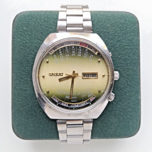 Watch Orient College Perpetual Multi Year Calendar Automatic Vintage ...