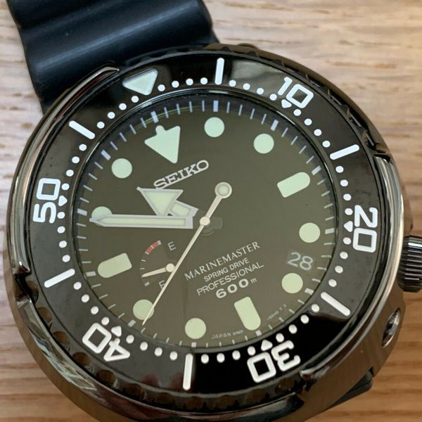 Seiko Marine Master Spring Drive Tuna SBDB009 5R65 Automatic Pro 600m ...