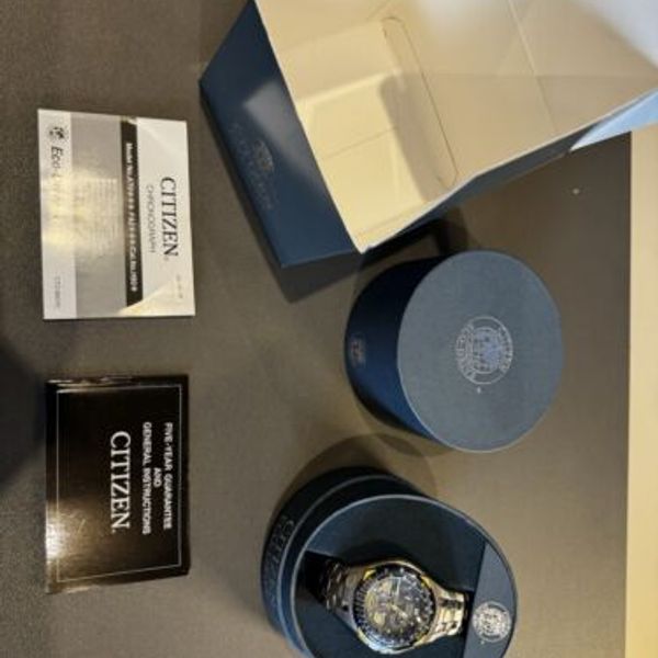 Citizen eco drive titanium AT Skyhawk Blue Angels chronograph watch ...