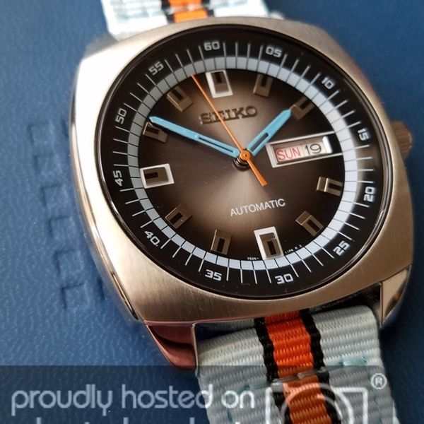 Gulf Racing fans!! Custom Seiko Recraft SNKN01 | WatchCharts