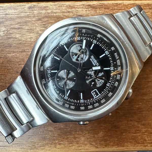 SWATCH MOONSCOPE CHRONOGRAPH MENS WATCJ 47MM SWISS MADE | WatchCharts ...