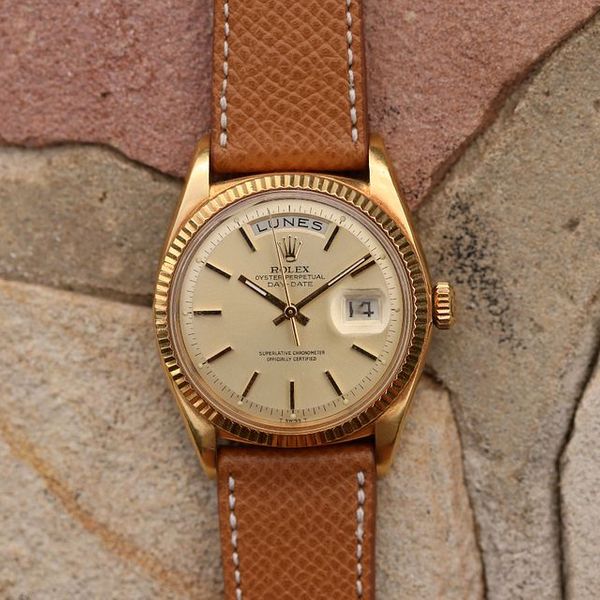1962 Rolex Day-Date ref. 1803 Yellow Gold on Strap | WatchCharts ...