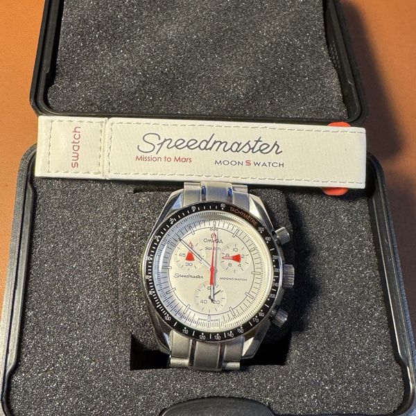 Omega X Swatch RARE MoonSwatch modded | Stainless Steel Case | Moon ...