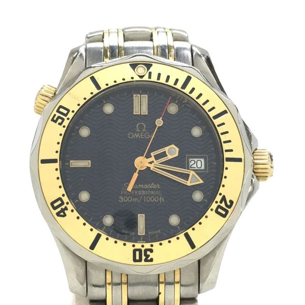 [Used] OMEGA Omega / Seamaster / Boys / Combination / Quartz watch ...