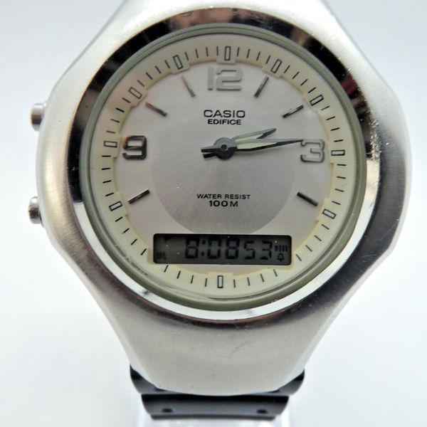 Casio Edifice EFA-102 Ana Digi Vintage Menâ s Watch | WatchCharts ...
