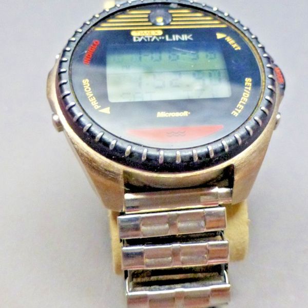 Running Mid 90's Vintage Timex /Microsoft Data Link Watch 150 Microsoft ...