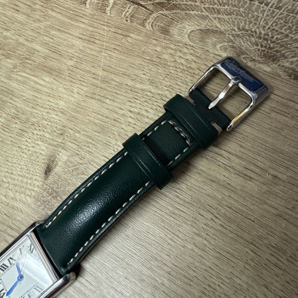 Solid Silver Rotary Tank Style Men Watch Roman Numerals Rare Piece ...