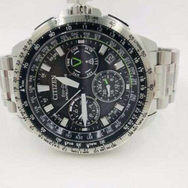 Citizen Promaster Navihawk GPS Eco-Drive Satellite Wave Watch- Lots of ...