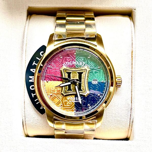Fossil X Harry Potter Limited Edition Hogwarts Men's Automatic Watch ...