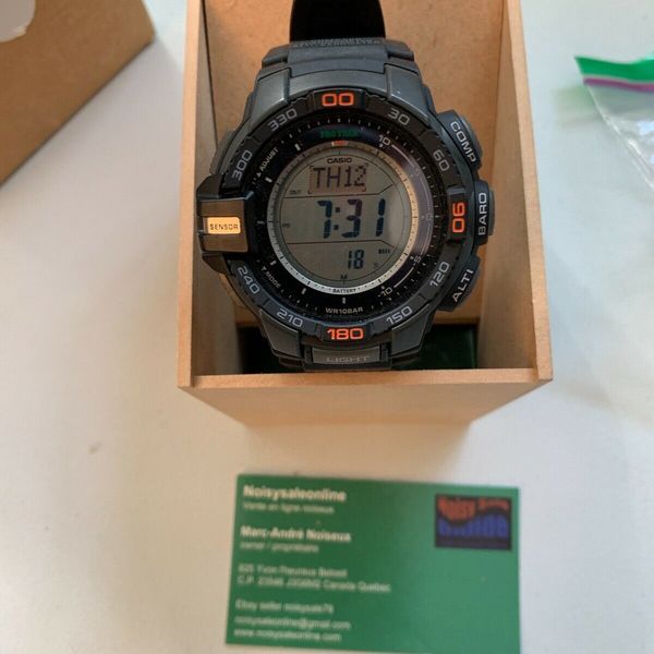 Casio Protrek Triple Sensor Solar Compass Men's Watch PRG-270-1 PRG270 1 | WatchCharts Marketplace