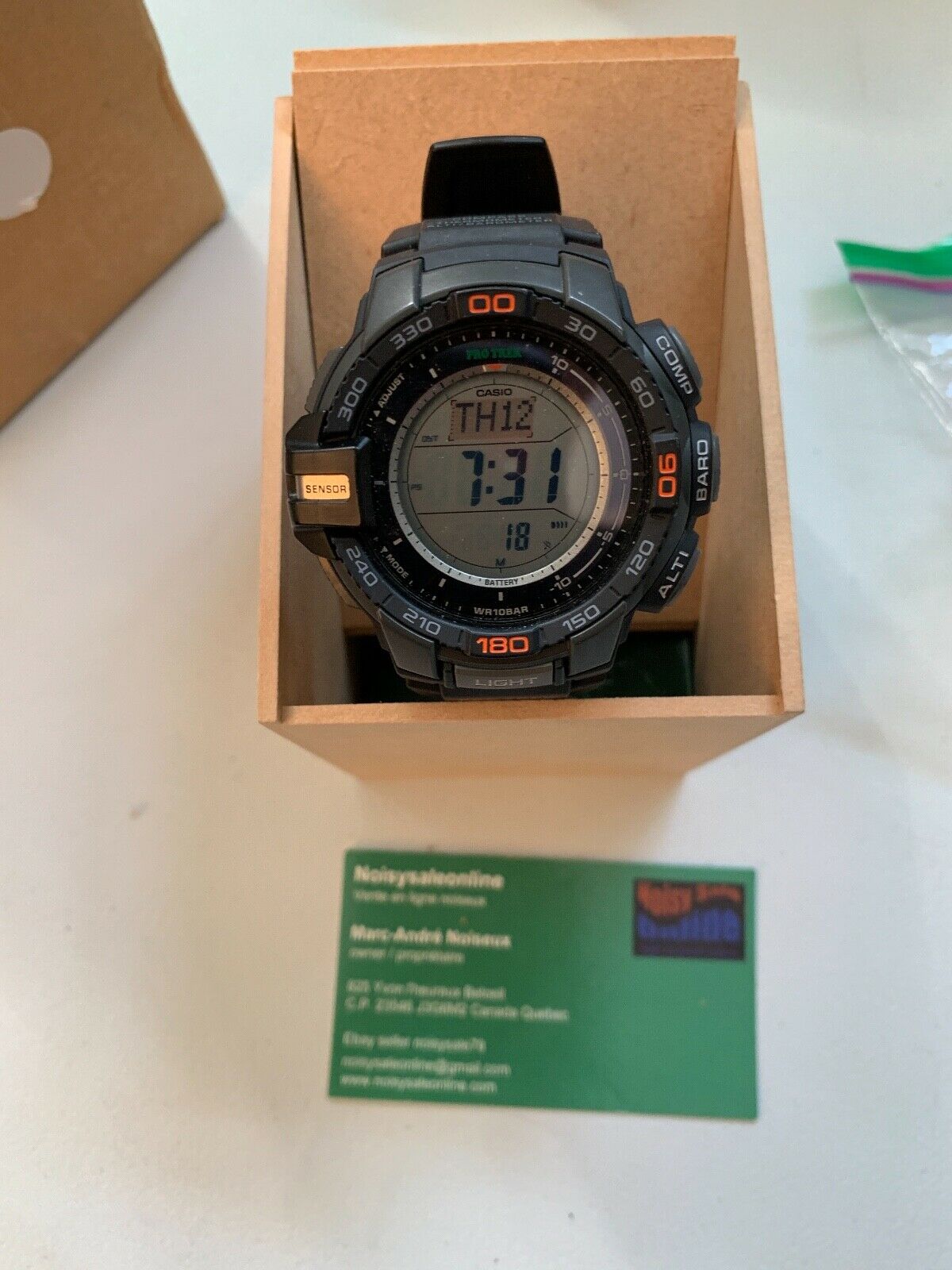 Casio Protrek Triple Sensor Solar Compass Men's Watch PRG-270-1 PRG270 1 | WatchCharts Marketplace