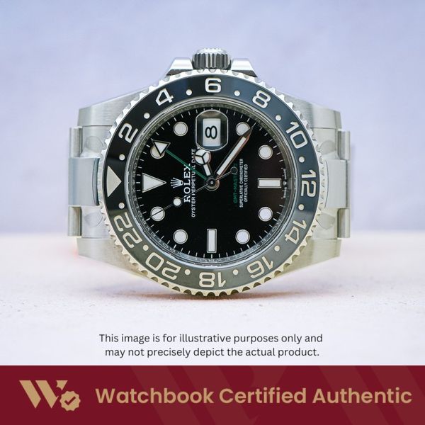 New Rolex GMT Master II Bruce Wayne Oyster 126710GRNR 126710 Black Dial ...