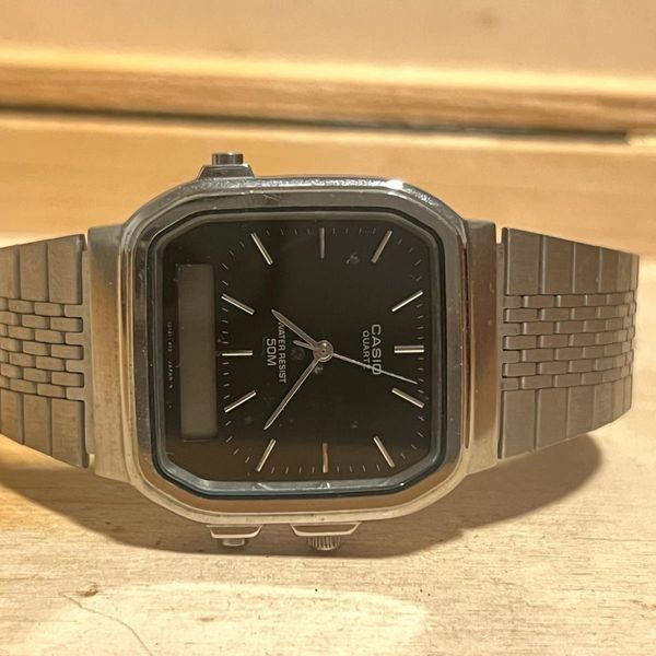Casio Quartz AQW-60 Vintage Watch Digital Analogue | WatchCharts ...