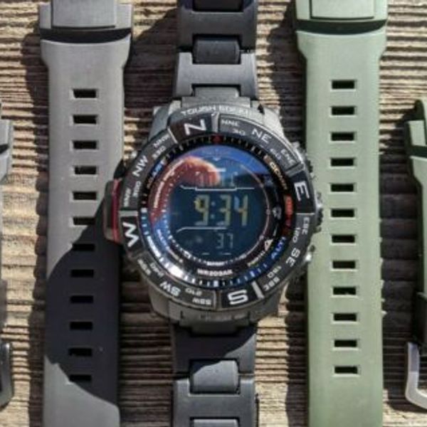 Casio PRW-3510Y-8CR Wrist Watch with Titanium Composite Band ...