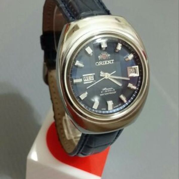 ORIENT Racer Automatic 1942 Case Size ST-STEEL 35.5mm age 1975s ...