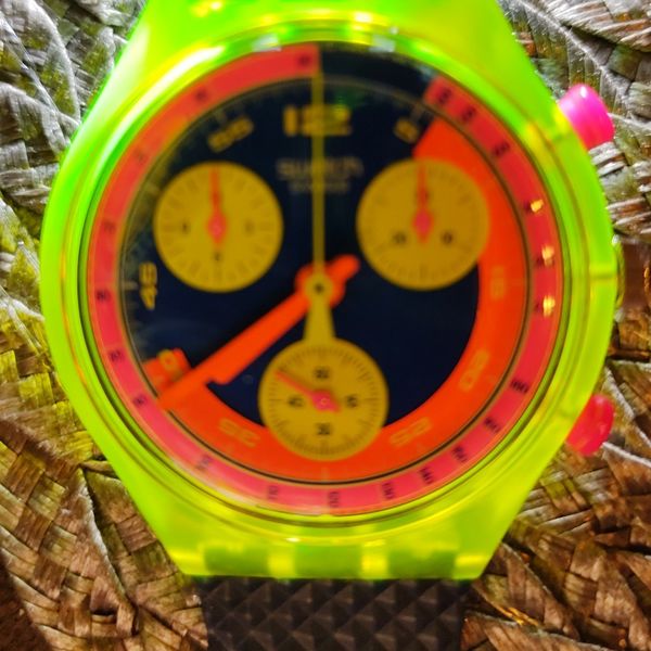 Swatch Chrono Model Grand Prix SCJ 101, New and Unworn, Full Set ...