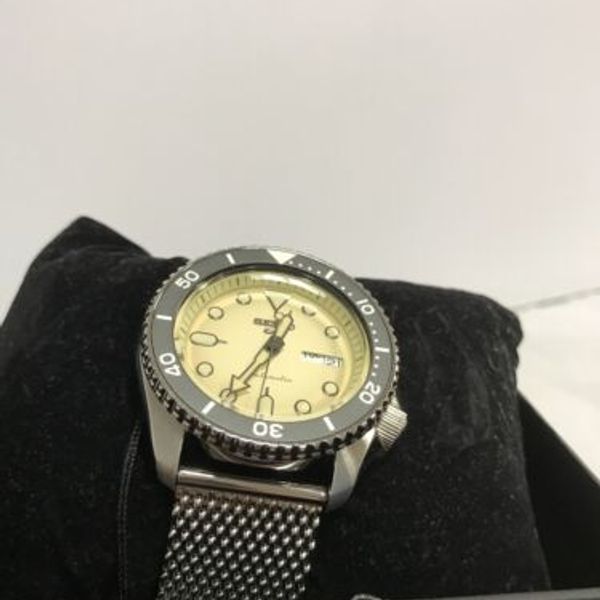 Seiko 5 Men's Stainless Steel Mesh Automatic Watch - SRPD67 MSRP: $375 ...