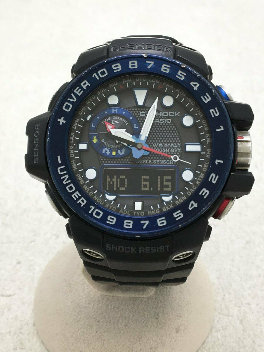 CASIO G-SHOCK Gulf Master GWN-1000B-1AJF Solar Powered Radio Black ...