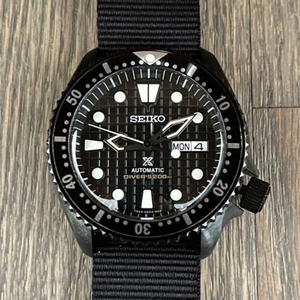 Seiko SKX mod watch - Black PVD SKX007 case, NH36, King Turtle dial ...
