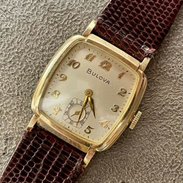 1950s BULOVA 11AF 17j Men’s Watch 10k RGP | WatchCharts Marketplace