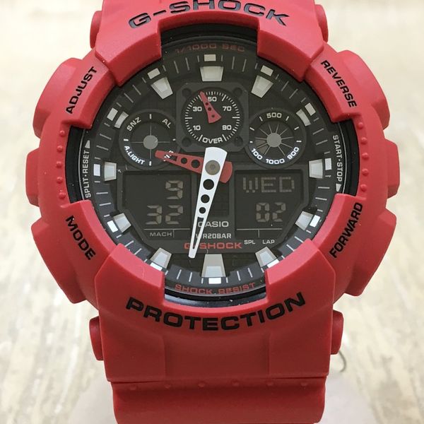 [Used] CASIO Quartz watch, G-SHOCK / Digiana / Rubber / Black / Red ...