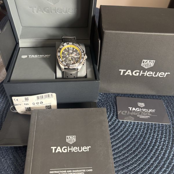 Tag Heuer Watch Formula 1 Carbon Chronograph CAZ101AC.FT8024 ...
