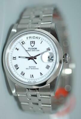 Tudor Prince Date-Day automatic Watch ref. 76200 (White) w box & papers ...