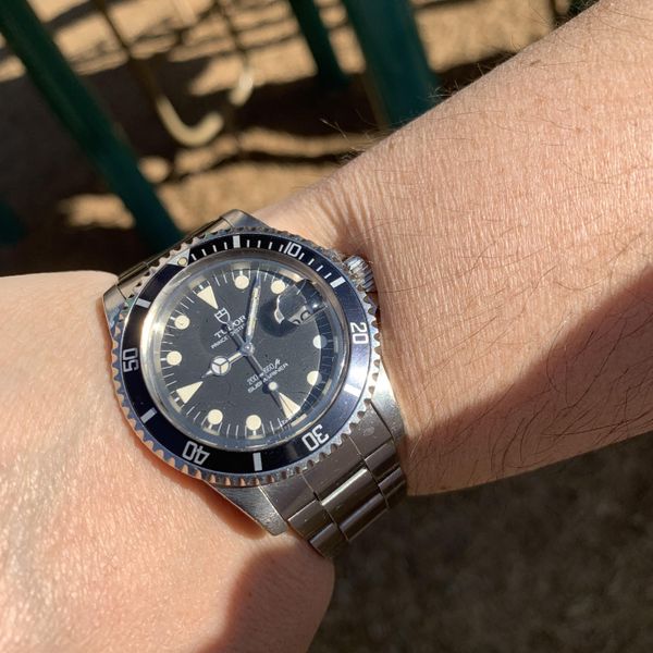 $5200 - FSOT - Tudor Submariner 76100 Mercedes hand Rolex crown and ...