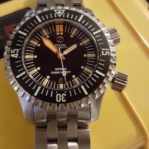 ZIXEN VINTAGE DIVER NITROX LS - AMAZING LUME!!! | WatchCharts