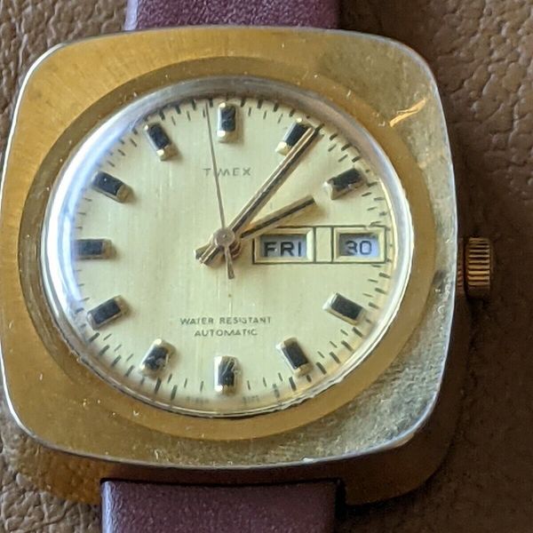 Rare Vintage 1973 Jumbo Viscount Timex Automatic Watch | WatchCharts ...