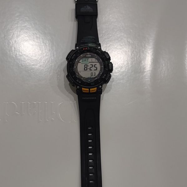 Casio Pro Trek 3246 PRG-240 Triple Sensor Tough Solar Digital Vintage ...