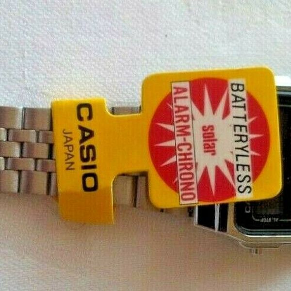 Casio AL-180 2505 battery less solar powered alarm watch (made in Japan ...