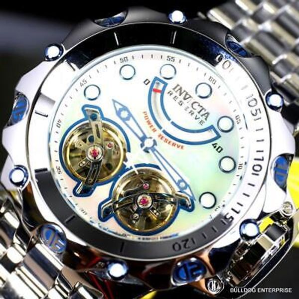 Invicta Reserve Venom Fusion Double Open Heart Automatic Steel MOP ...