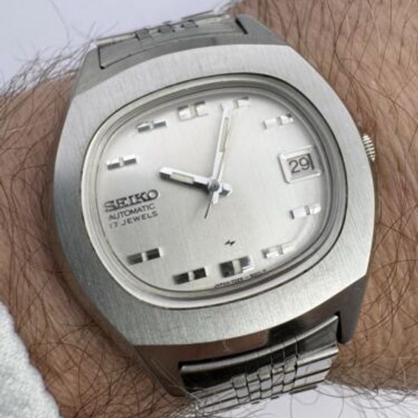 Rare Vintage Seiko 7025-5000 17 Jewels Automatic Just Date Japan ...