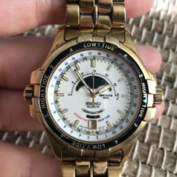 Seiko Sports 150 Moon Phase Tidemaster watch | WatchCharts