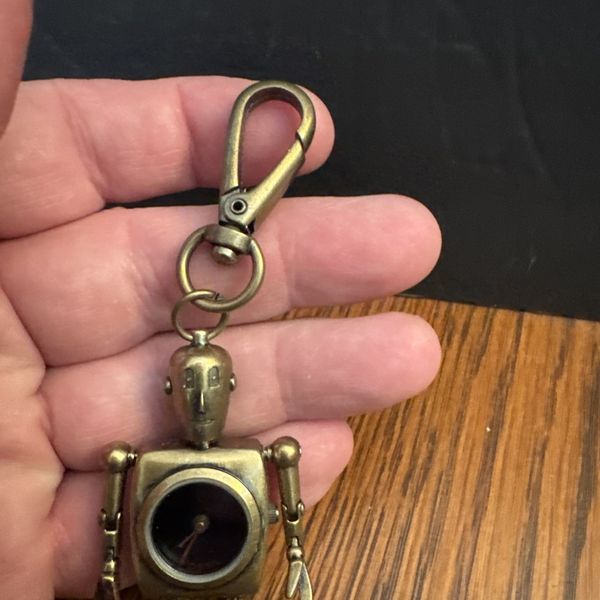 Ultra Rare - FOSSIL BIG TIC 'Watch Fossil Man' Robot Keychain Untested ...